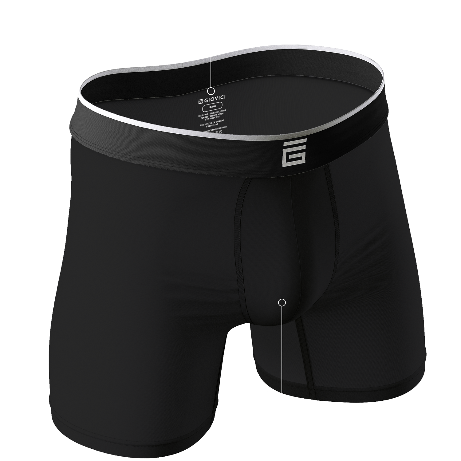 Men's Bamboo Boxers | 3 Pack | Designed in the UK